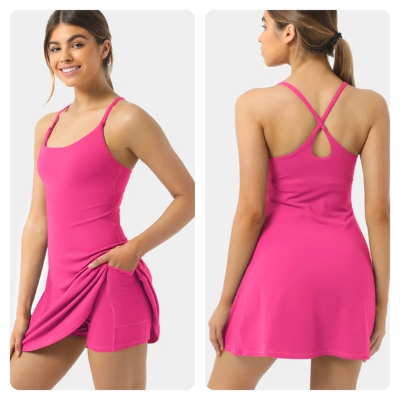 HALARA | Dresses | Halara Softlyzero Plush Backless Active Dress ...